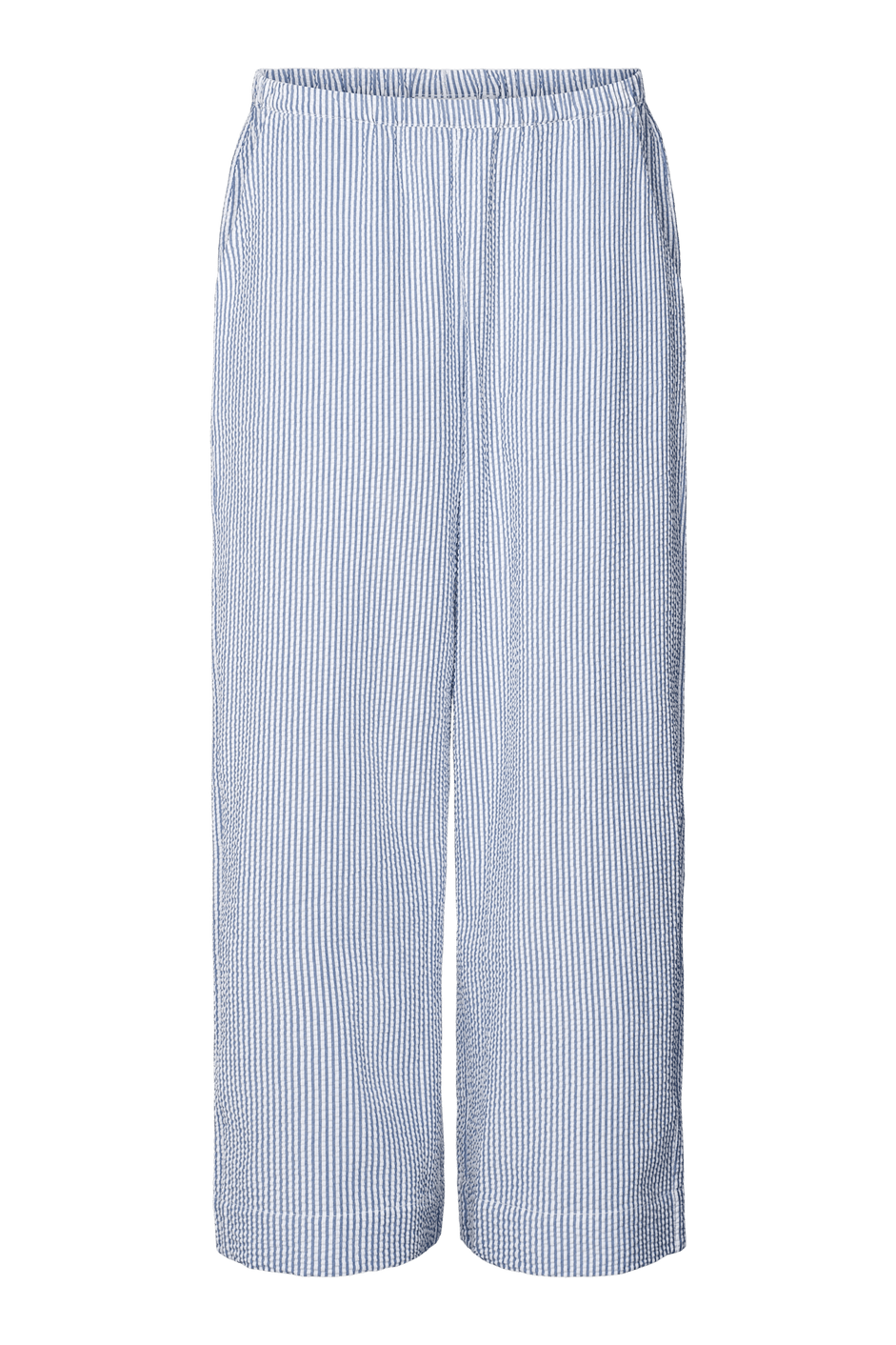 Studio Feder, Bella Pants Seersucker, Fjord – Sundown